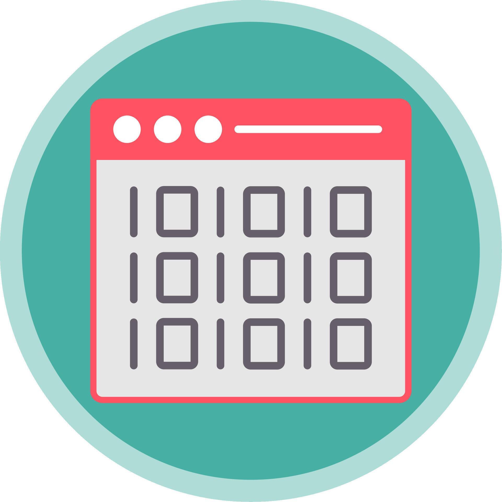 Binary Flat Multi Circle Icon 44113488 Vector Art at Vecteezy