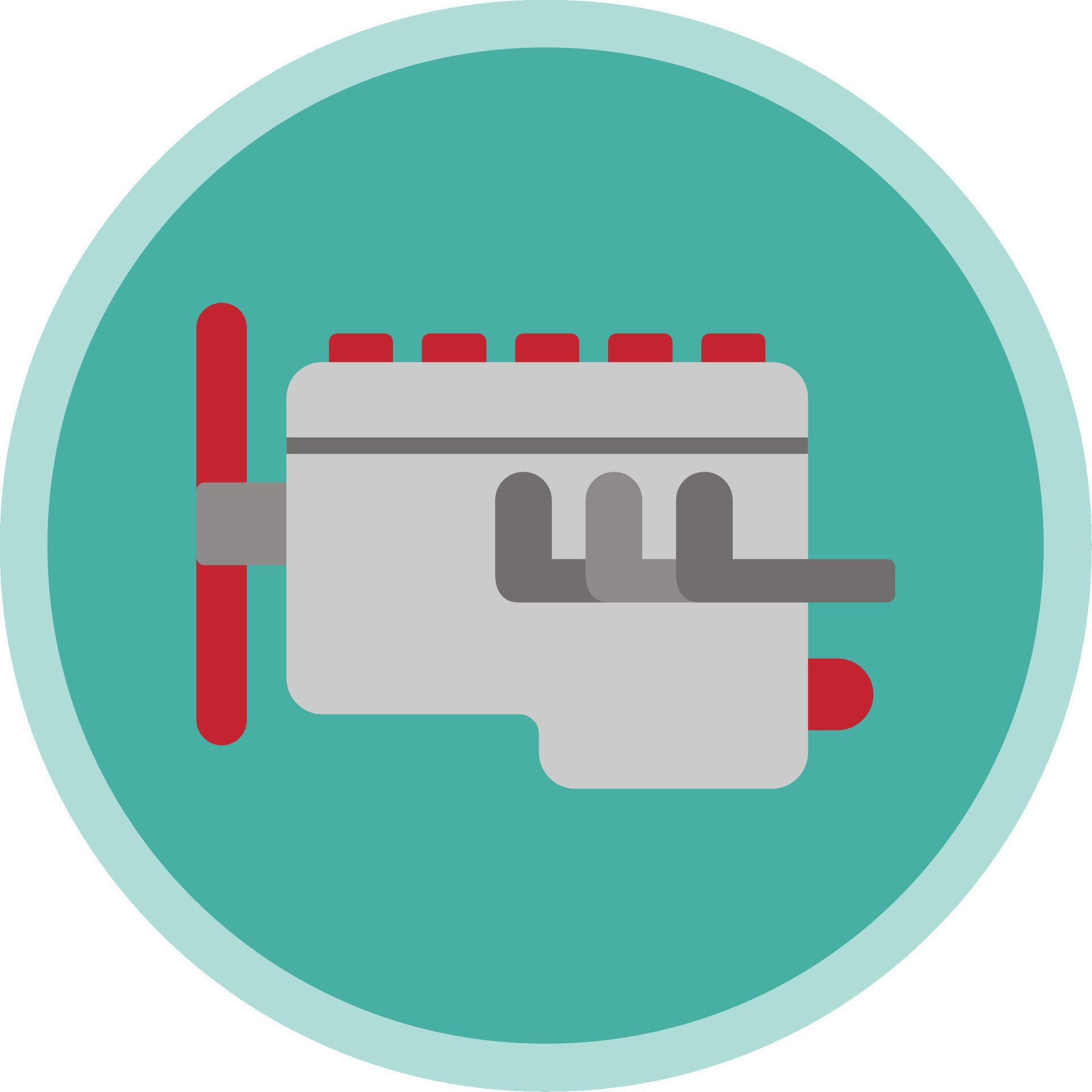 Engine Flat Multi Circle Icon 44114608 Vector Art at Vecteezy