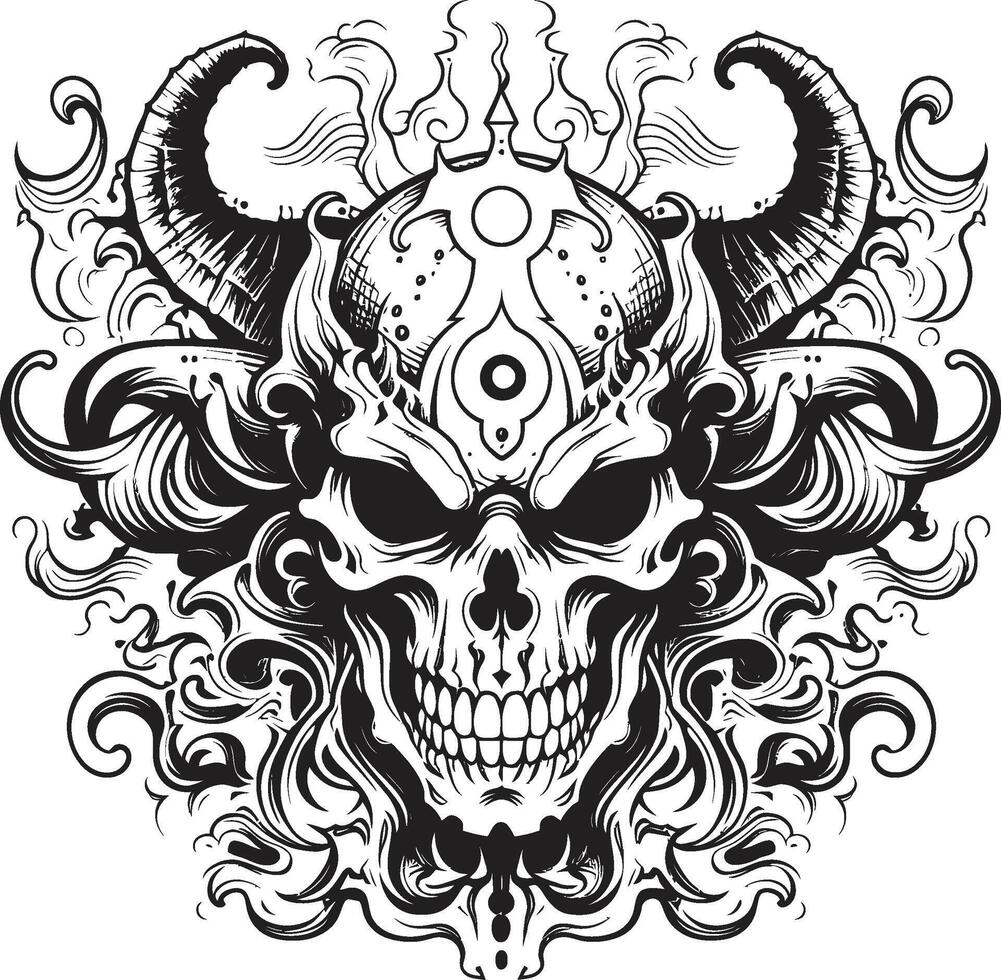 Infernal Impression Devilhead Tattoo Sinister Symbolism Black Devilhead ... Infernal Impression Devilhead Tattoo Sinister Symbolism Black Devilhead ...