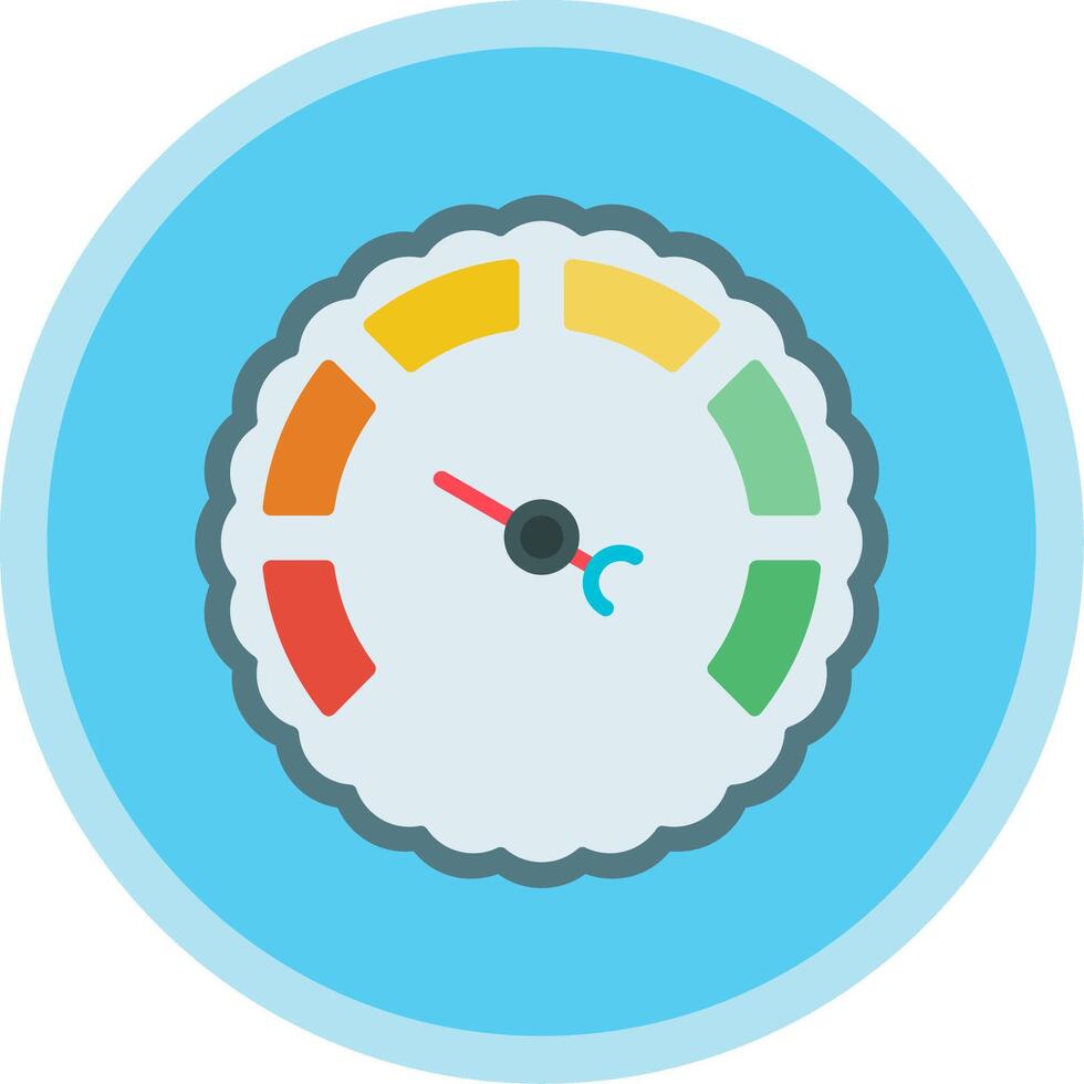 Gauge Flat Multi Circle Icon 44115264 Vector Art at Vecteezy