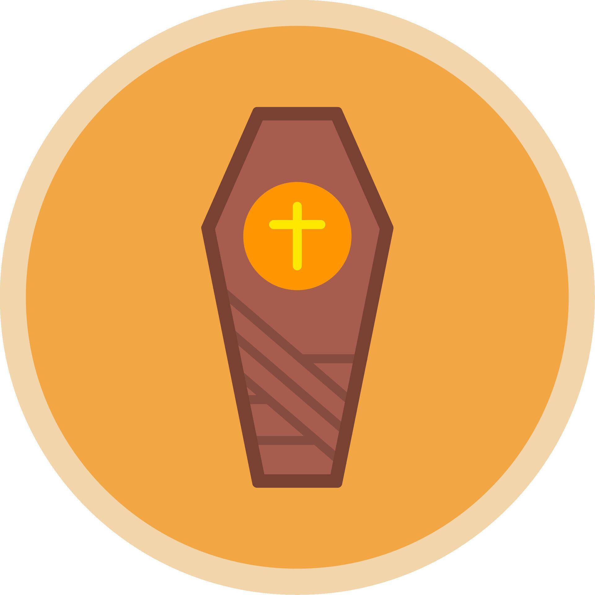 Coffin Flat Multi Circle Icon 44116511 Vector Art at Vecteezy
