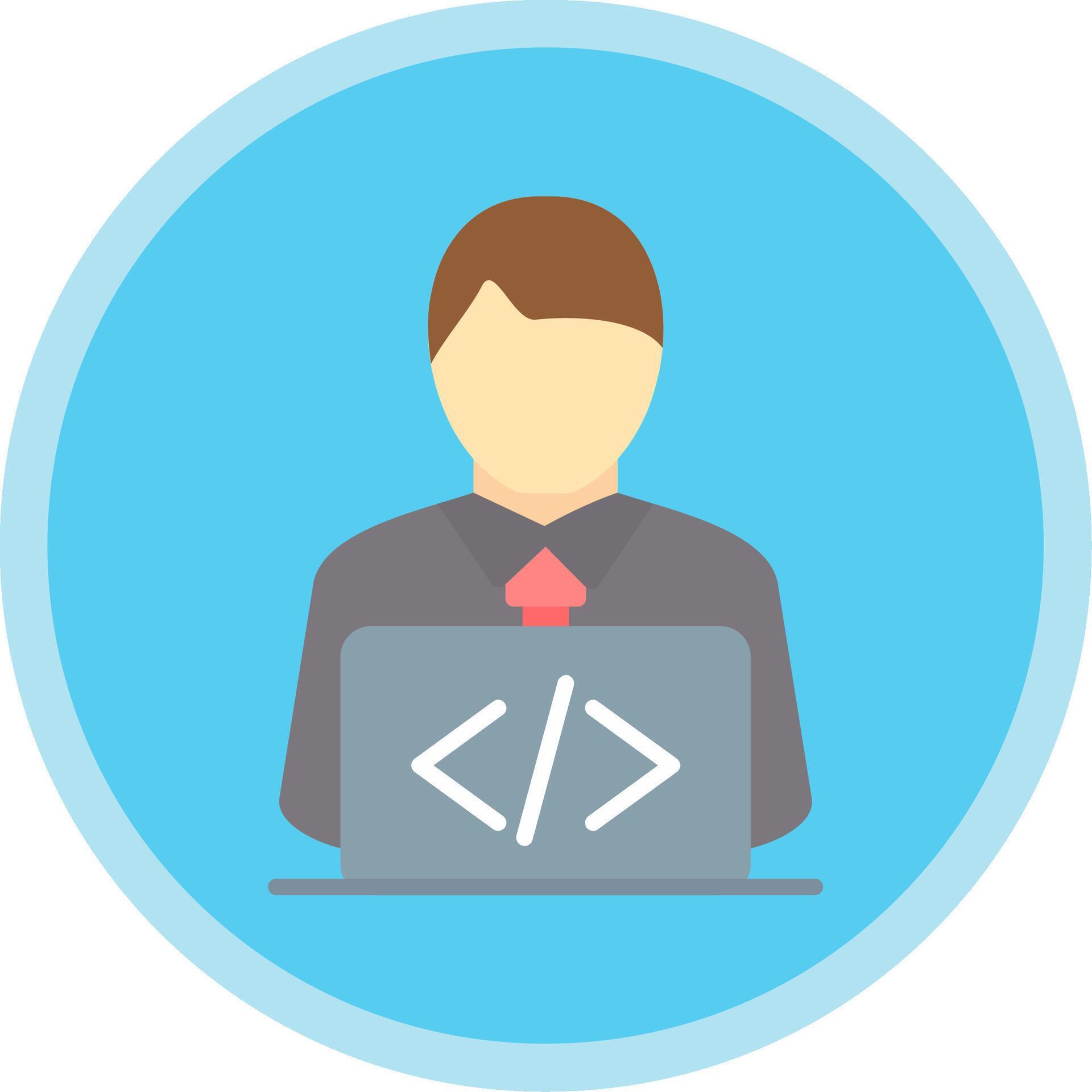 Developer Flat Multi Circle Icon 44116873 Vector Art at Vecteezy