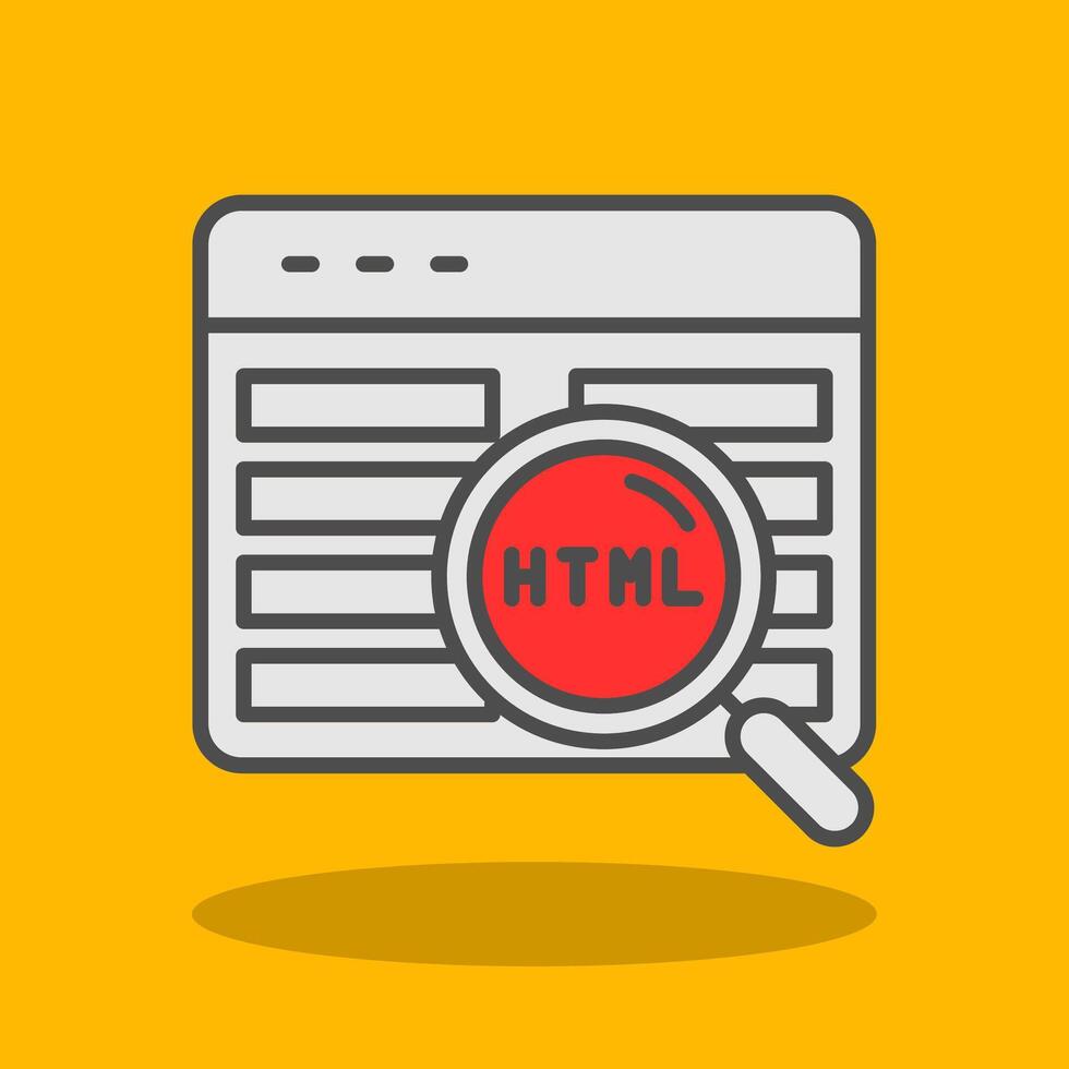 Code Review Filled Shadow Icon 44117131 Vector Art at Vecteezy