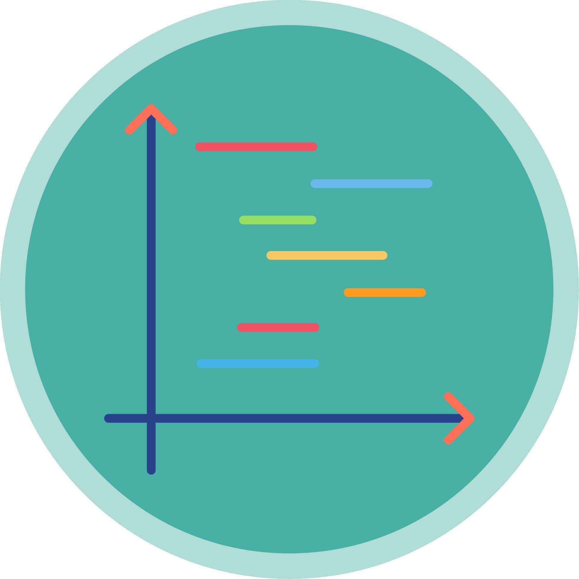 Gnatt Chart Flat Multi Circle Icon 44120701 Vector Art at Vecteezy