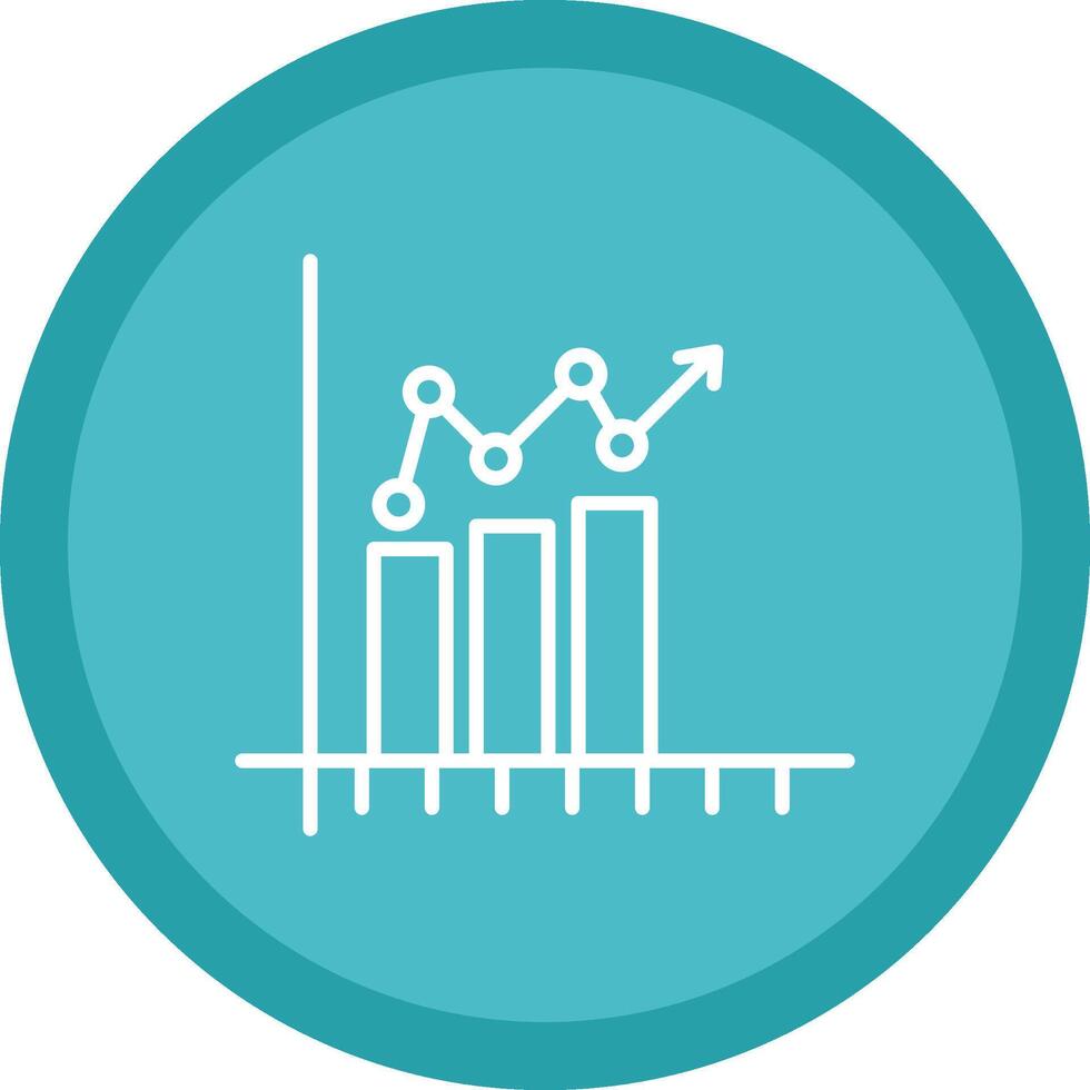 Bar Chart Line Multi Circle Icon 44122887 Vector Art at Vecteezy