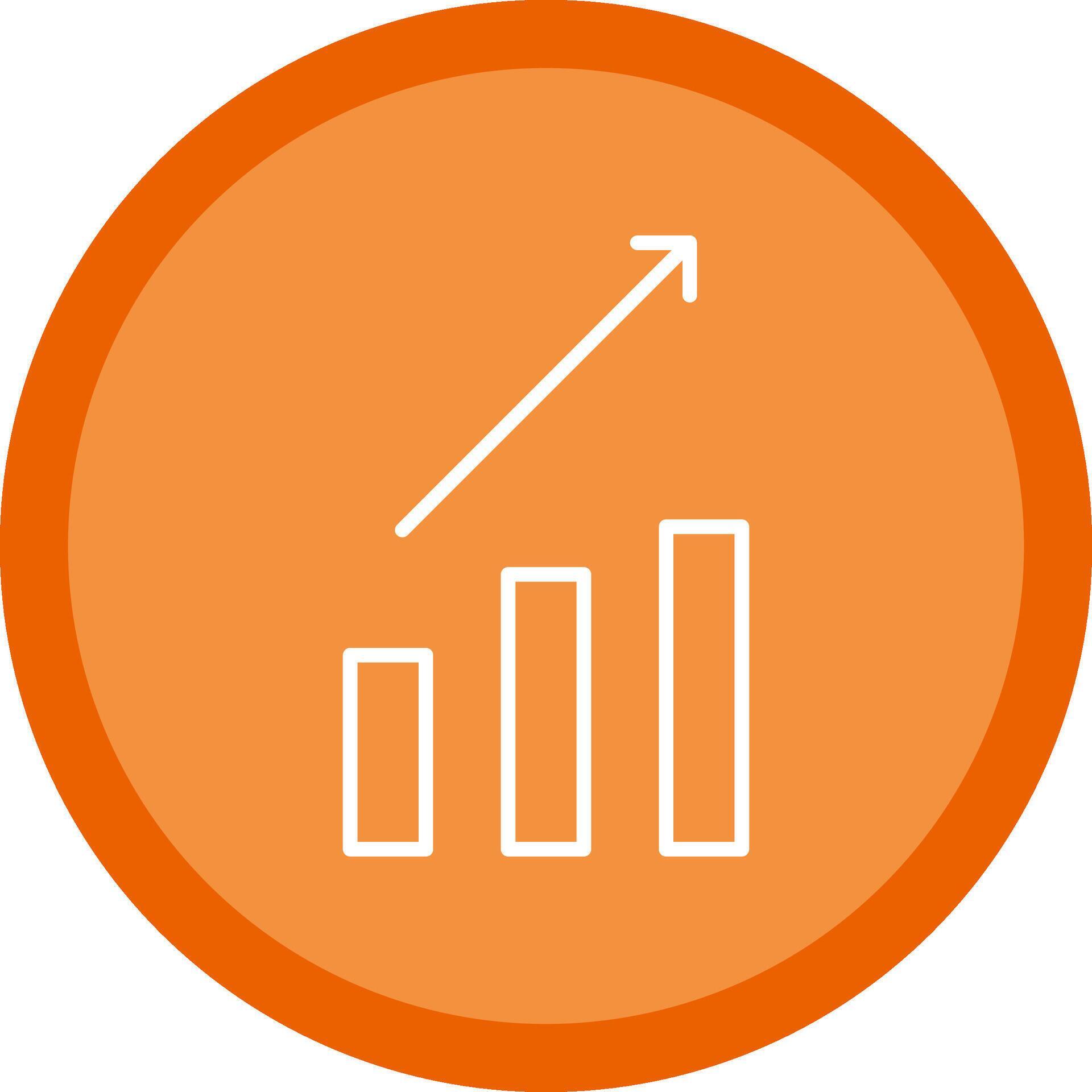 Arrow Chart Line Multi Circle Icon 44122911 Vector Art at Vecteezy