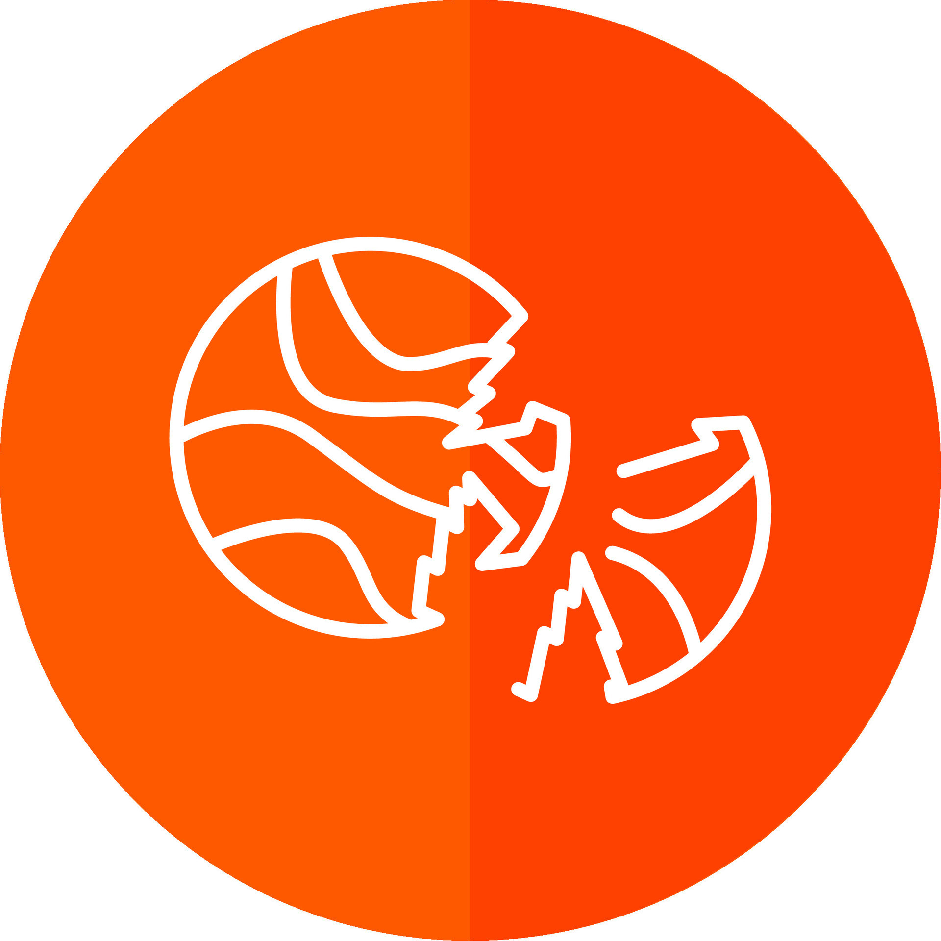 Explosion Line Yellow White Icon 44125915 Vector Art at Vecteezy