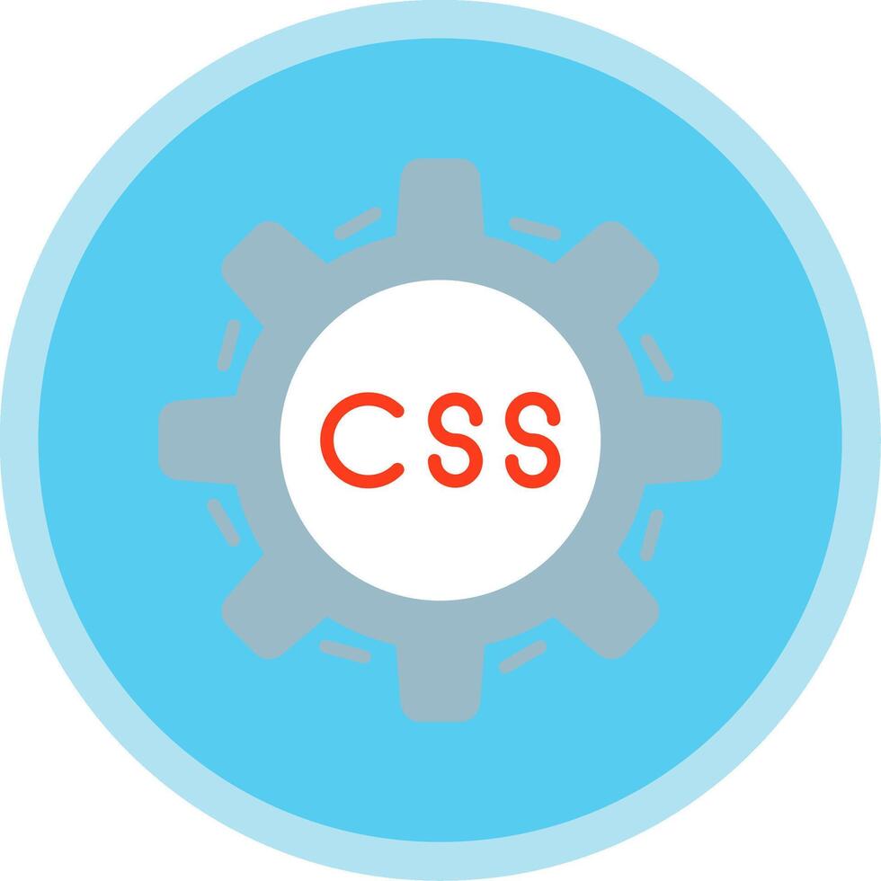 Css Coding Flat Multi Circle Icon 44128111 Vector Art at Vecteezy
