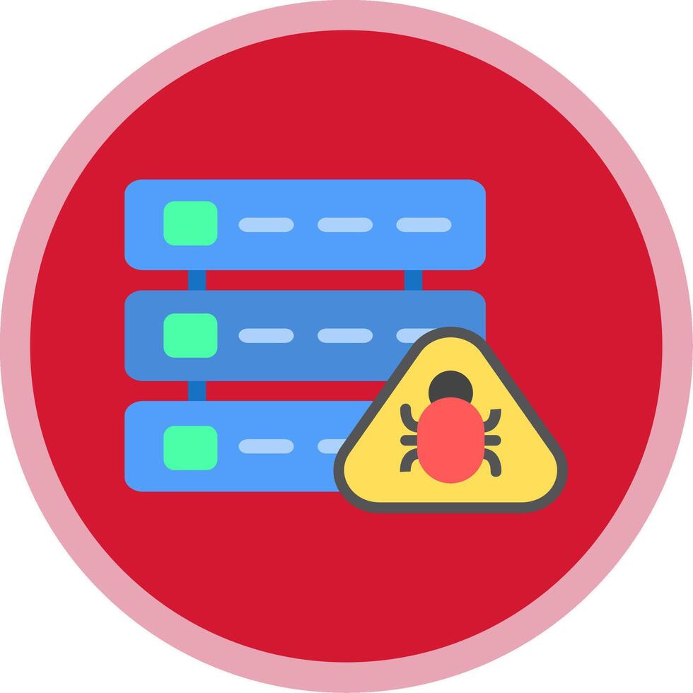 Database Bug Flat Multi Circle Icon 44128449 Vector Art at Vecteezy