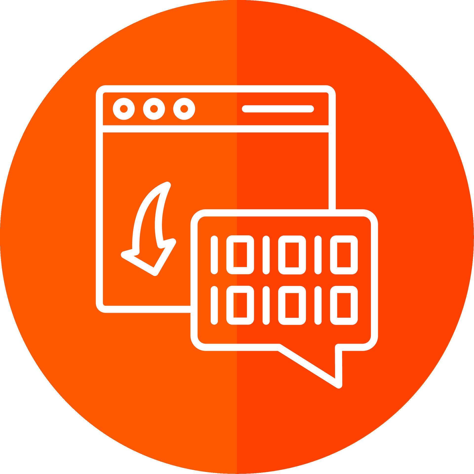 Binary Code Line Yellow White Icon 44129605 Vector Art at Vecteezy