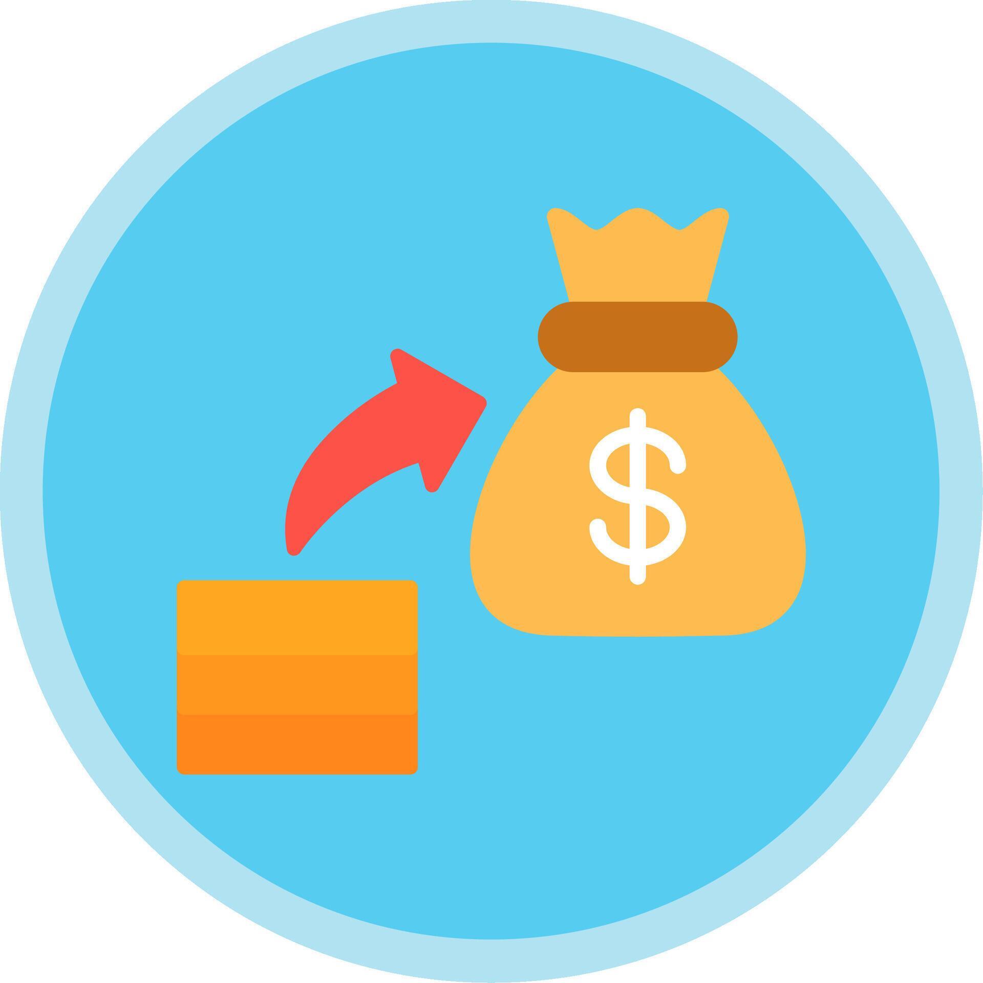Increase Flat Multi Circle Icon 44133014 Vector Art at Vecteezy