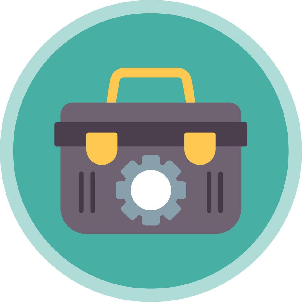 Toolbox Flat Multi Circle Icon 44134355 Vector Art at Vecteezy