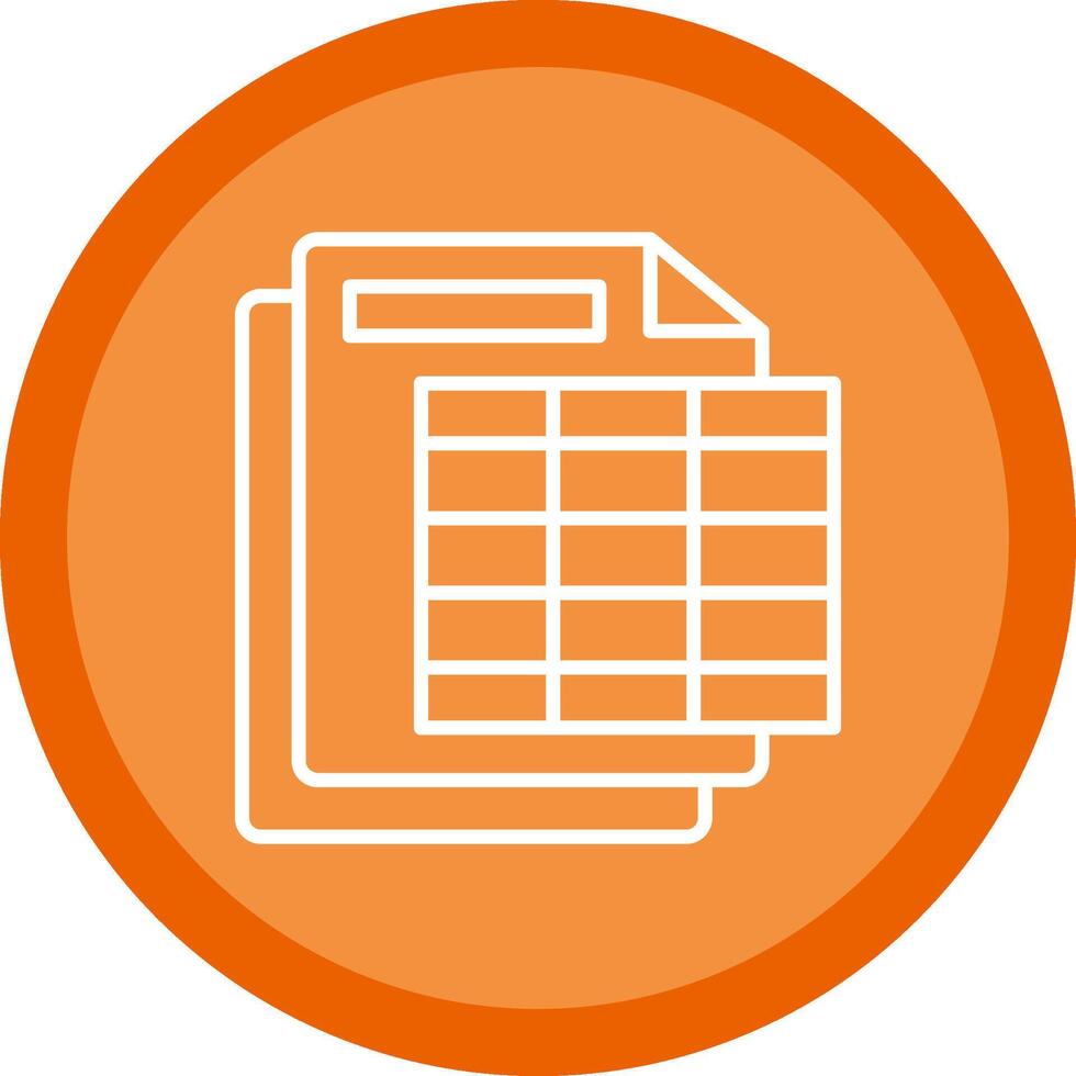 Spreadsheet Line Multi Circle Icon 44137346 Vector Art At Vecteezy