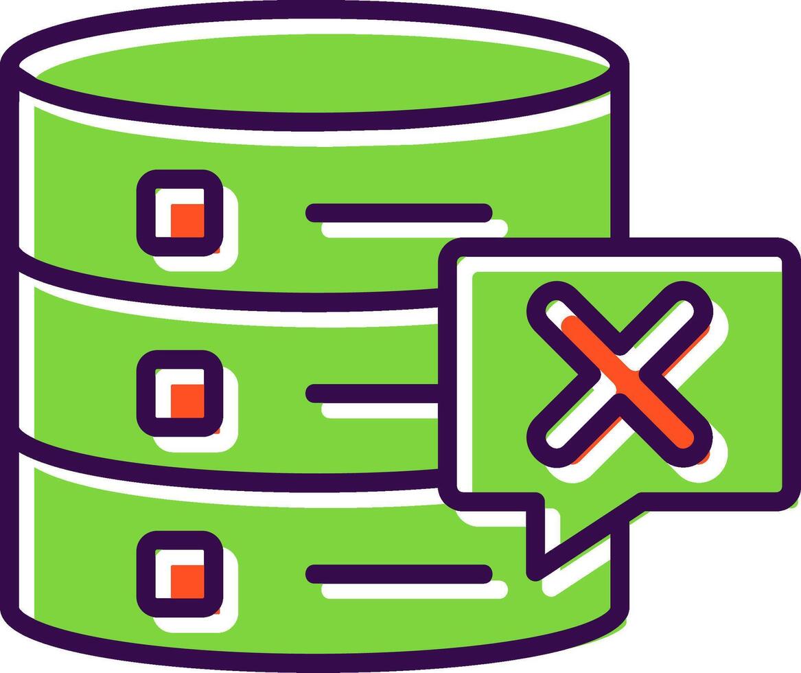 Delete Database filled Design Icon 44139341 Vector Art at Vecteezy Delete Database filled Design Icon 44139341 Vector Art at Vecteezy