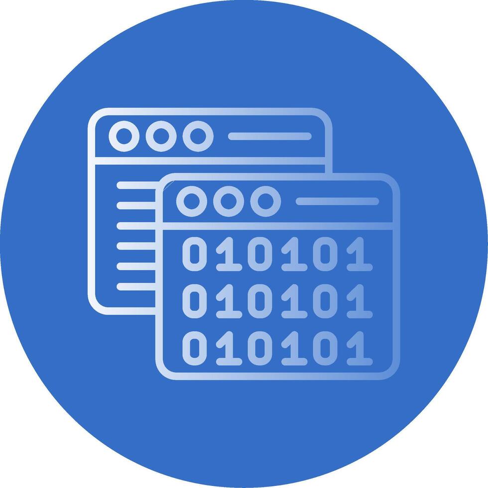 Browser Gradient Line Circle Icon 44143058 Vector Art at Vecteezy