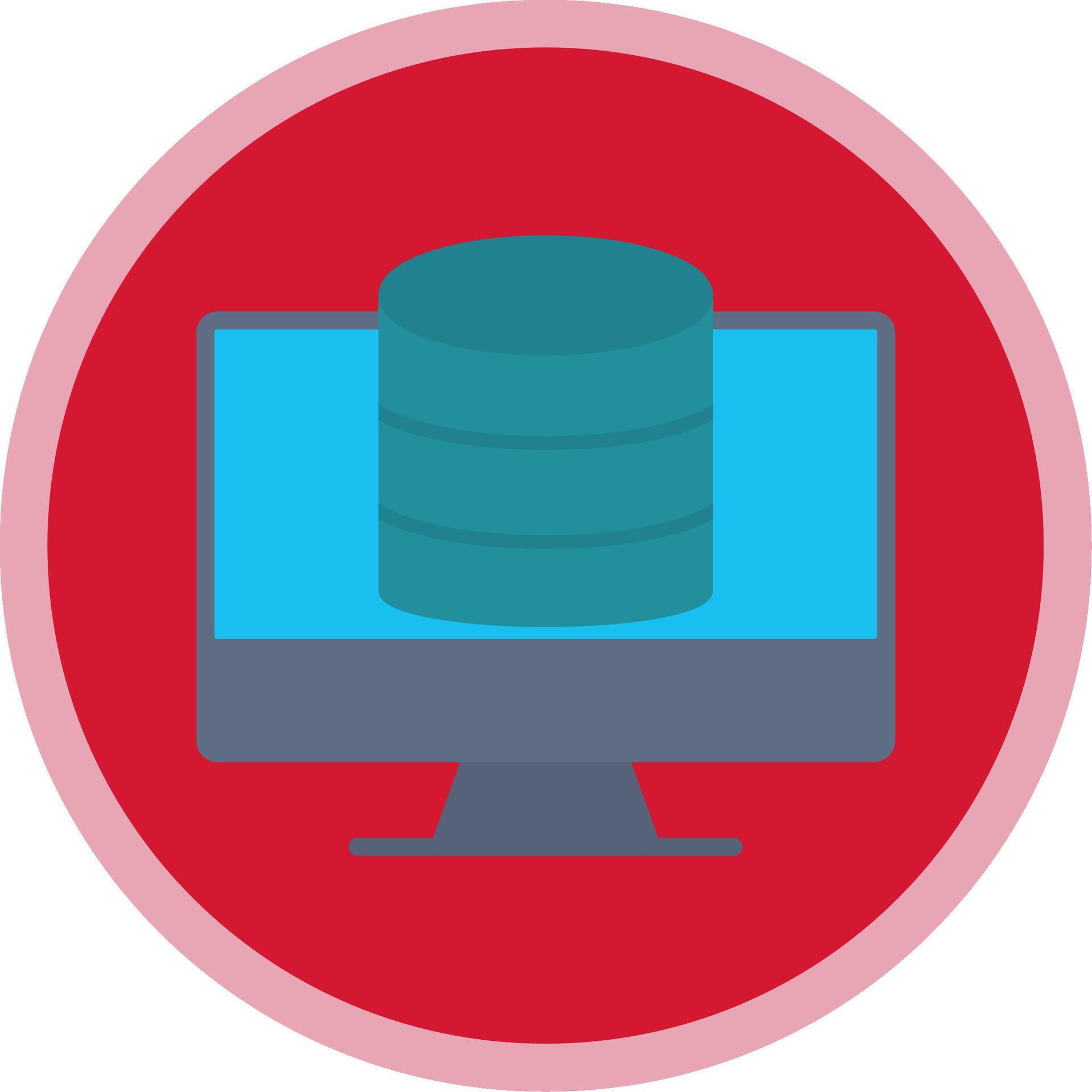 OnFlat Multi Circle Database Flat Multi Circle Icon 44145203 Vector Art ...