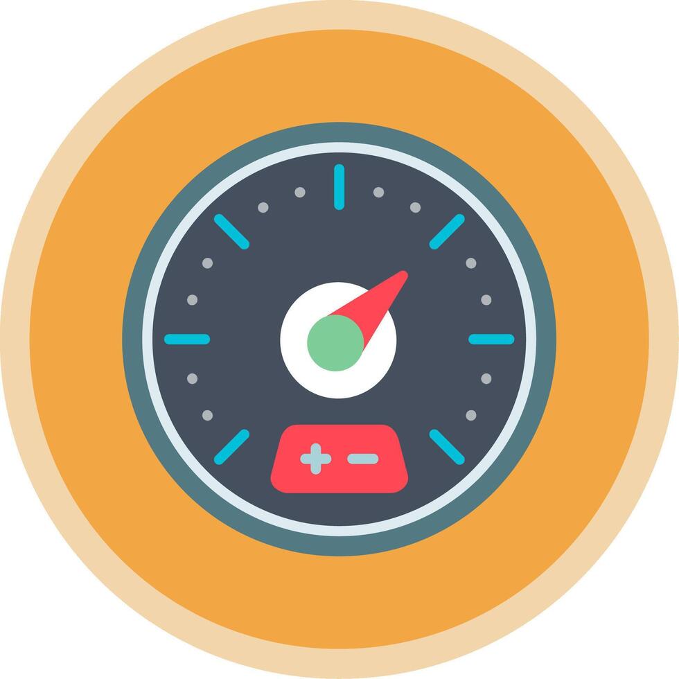 Gauge Flat Multi Circle Icon 44145380 Vector Art at Vecteezy