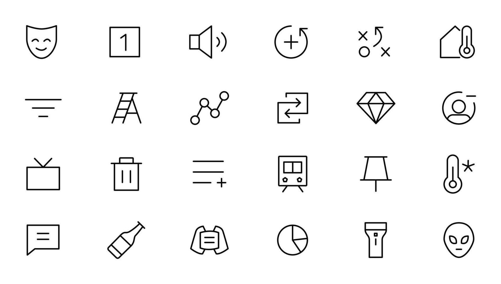 Pixel Perfect. Basic User Interface Essential Set. Line Outline Icons. For App, Web, Print ...