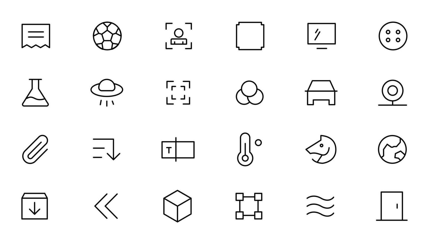 Pixel Perfect. Basic User Interface Essential Set. Line Outline Icons. For App, Web, Print ...