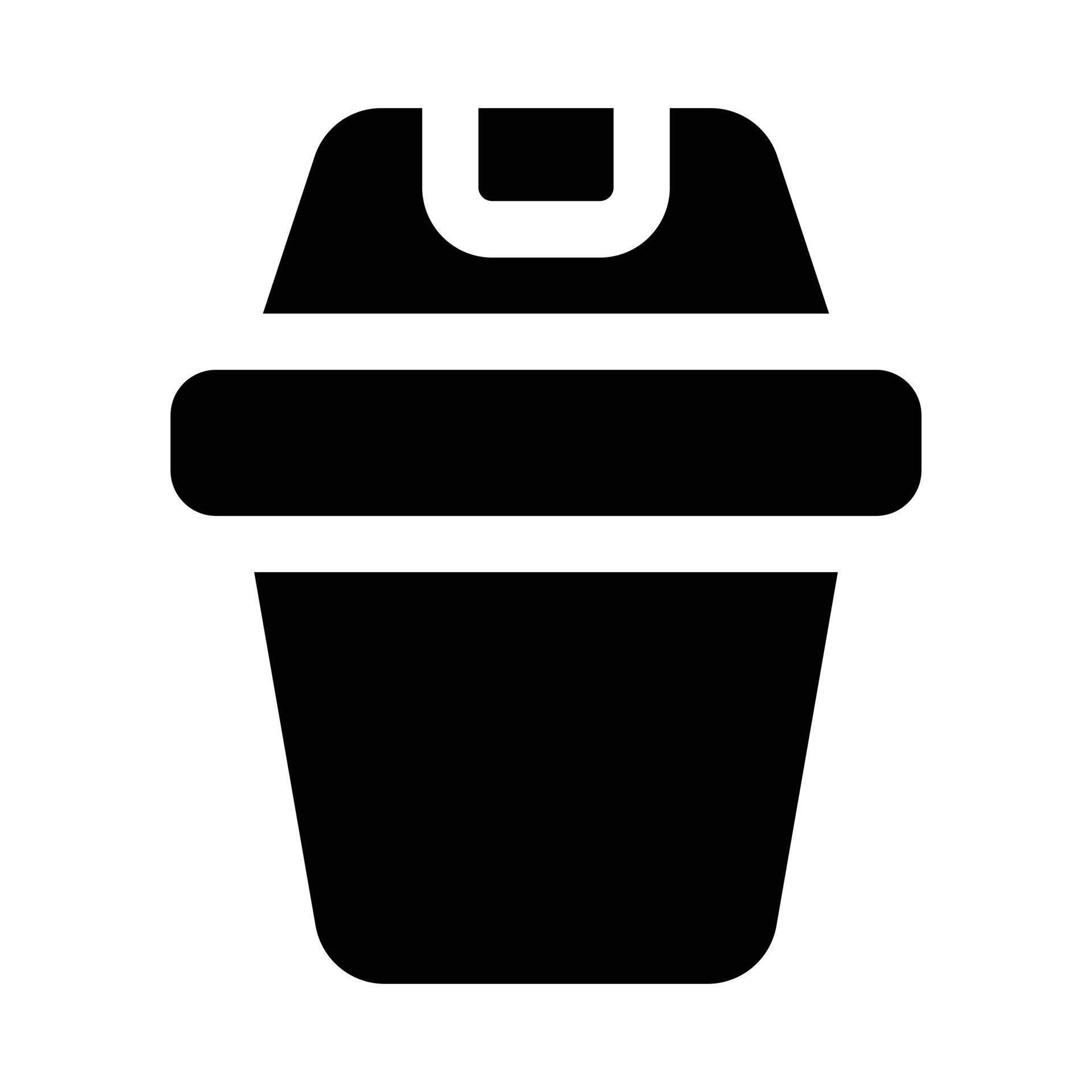 Simple Bin solid icon. The icon can be used for websites, print ...