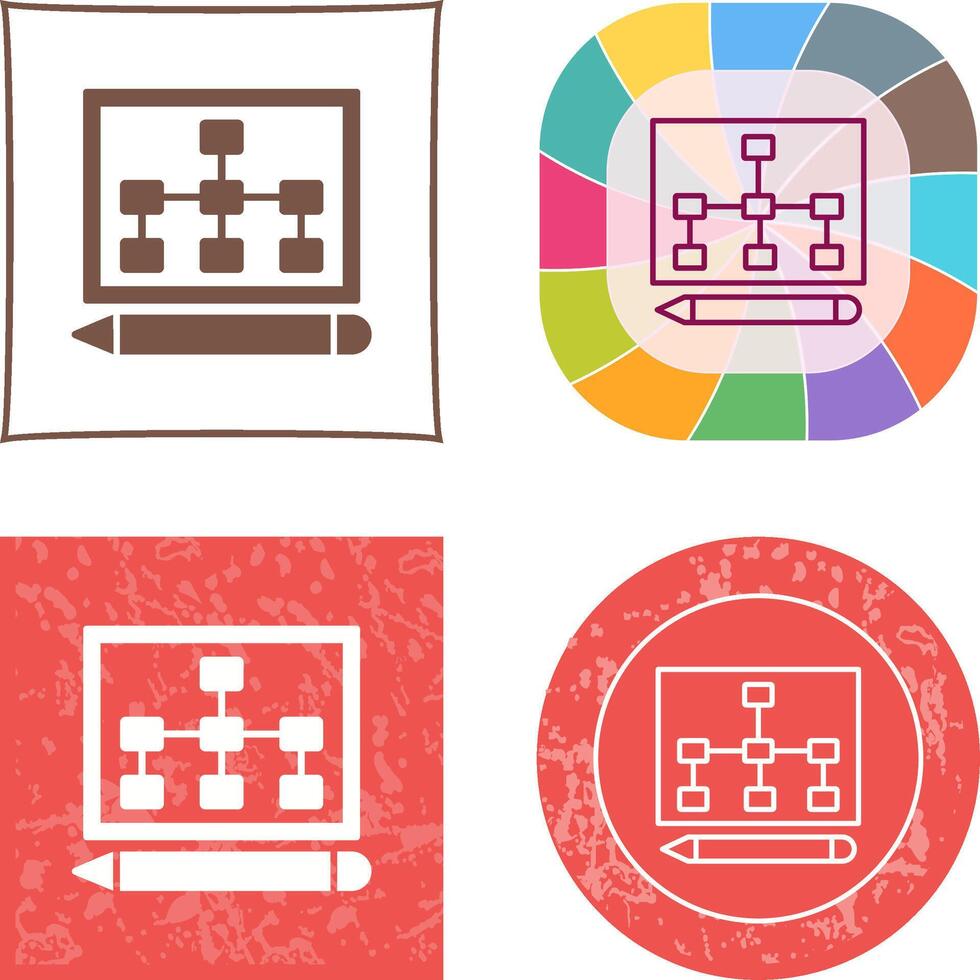 Draw Hierarchy Icon 44164185 Vector Art at Vecteezy