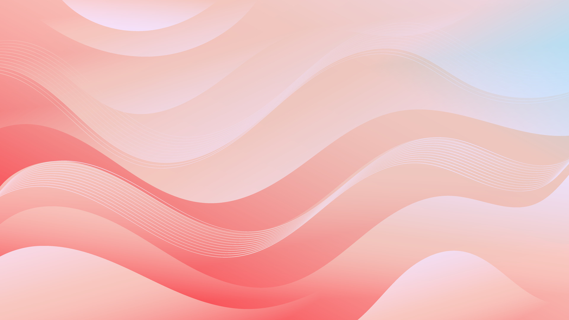 abstract design features sleek gradient waves in a smooth transition from red to blue. Create ...