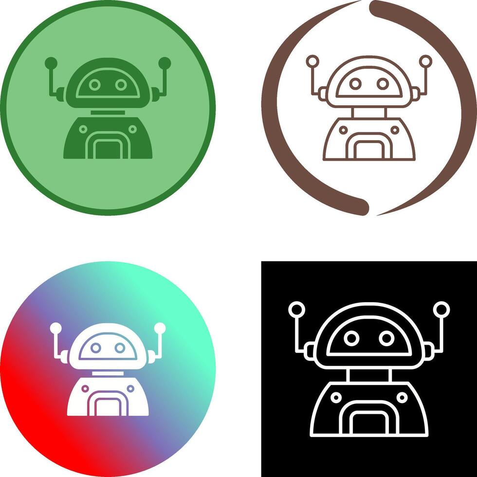 Robot Icon Design 44172477 Vector Art at Vecteezy