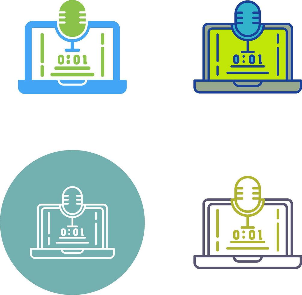 Voice Recorder Icon Design 44173568 Vector Art at Vecteezy