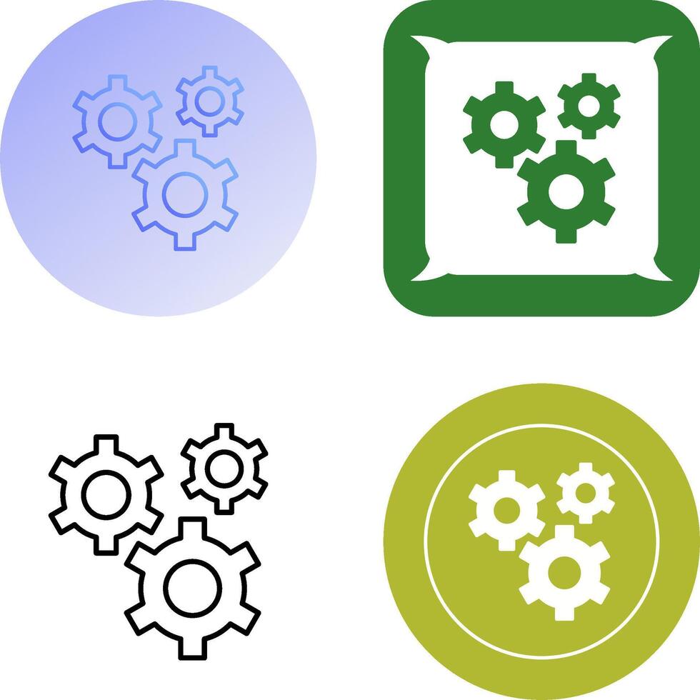 Gears Icon Design 44184110 Vector Art at Vecteezy