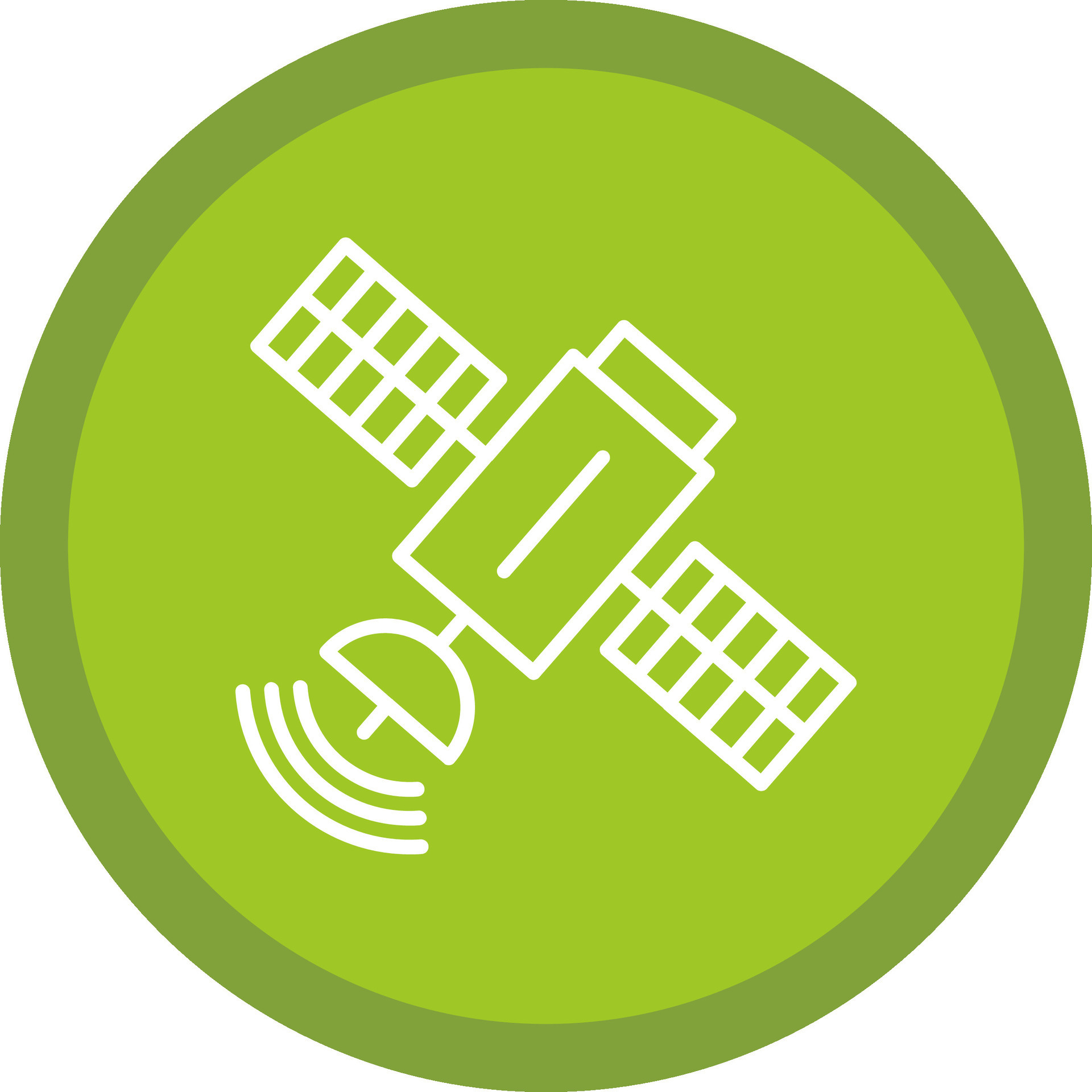 Satellite Line Multi Circle Icon 44187175 Vector Art at Vecteezy