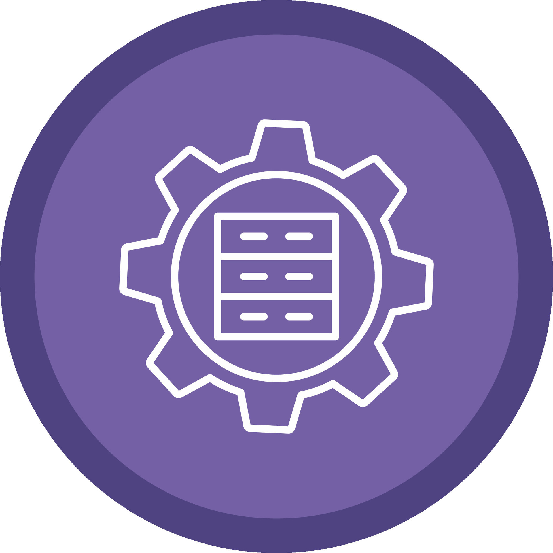 Database Management Line Multi Circle Icon 44188355 Vector Art At Vecteezy