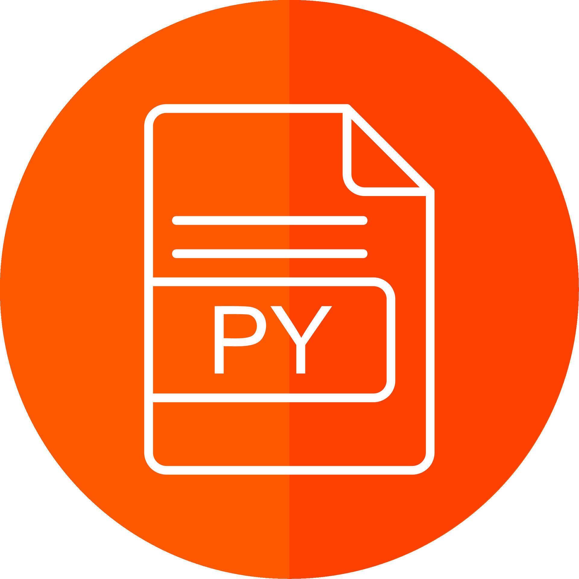 PY File Format Line Red Circle Icon 44190929 Vector Art at Vecteezy