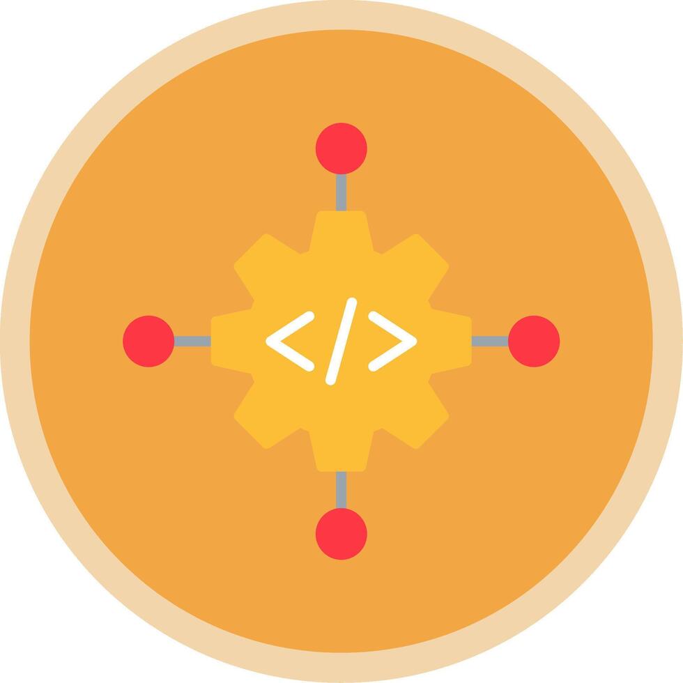 Code Management Flat Multi Circle Icon 44193525 Vector Art at Vecteezy