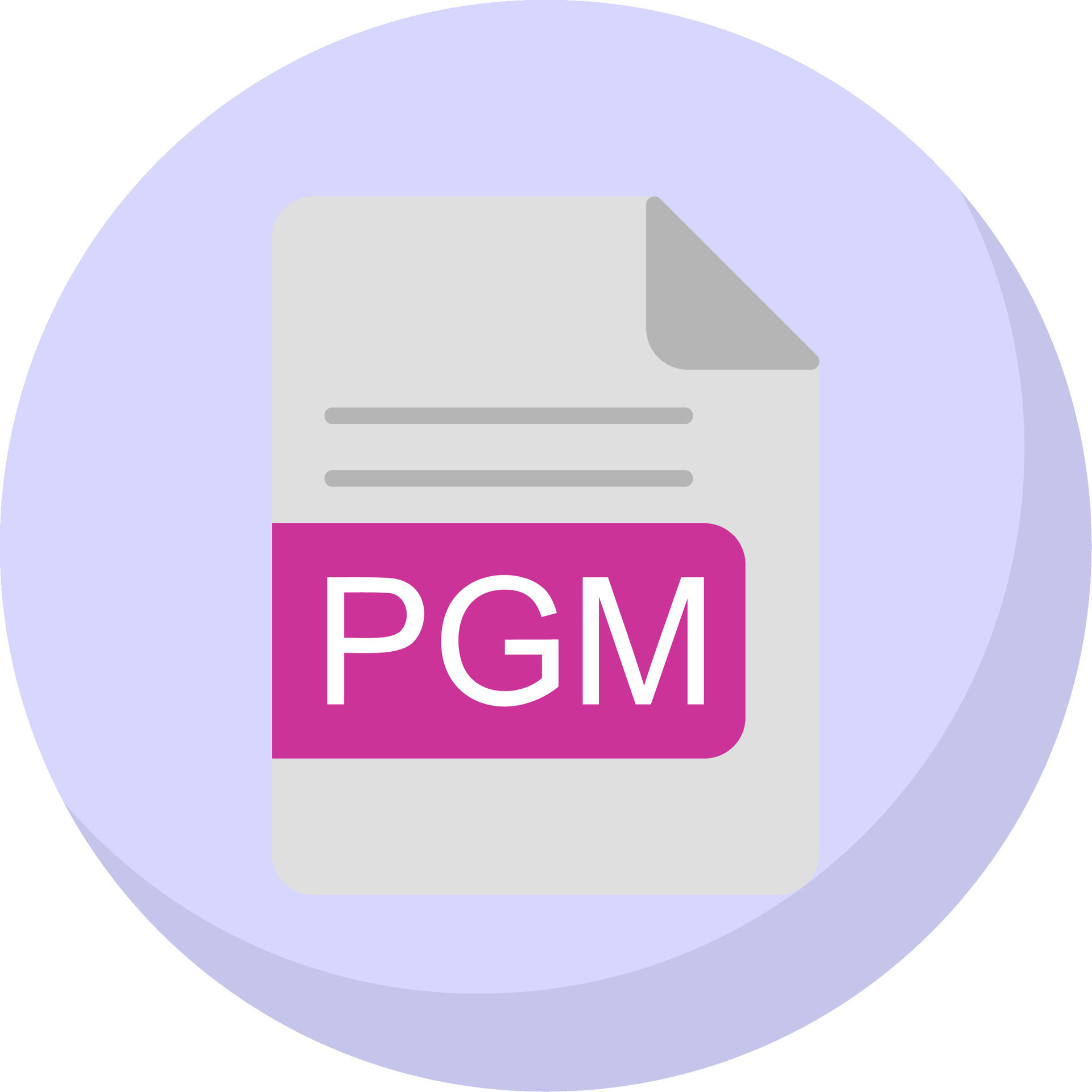 PGM File Format Flat Bubble Icon 44193683 Vector Art at Vecteezy