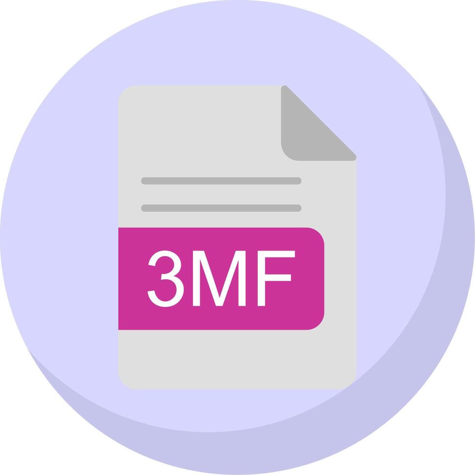3MF File Format Flat Bubble Icon 44194038 Vector Art at Vecteezy