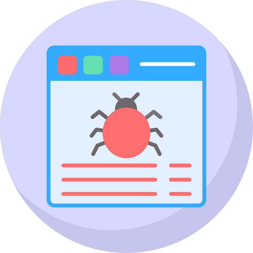 Bug Flat Bubble Icon 44196871 Vector Art at Vecteezy