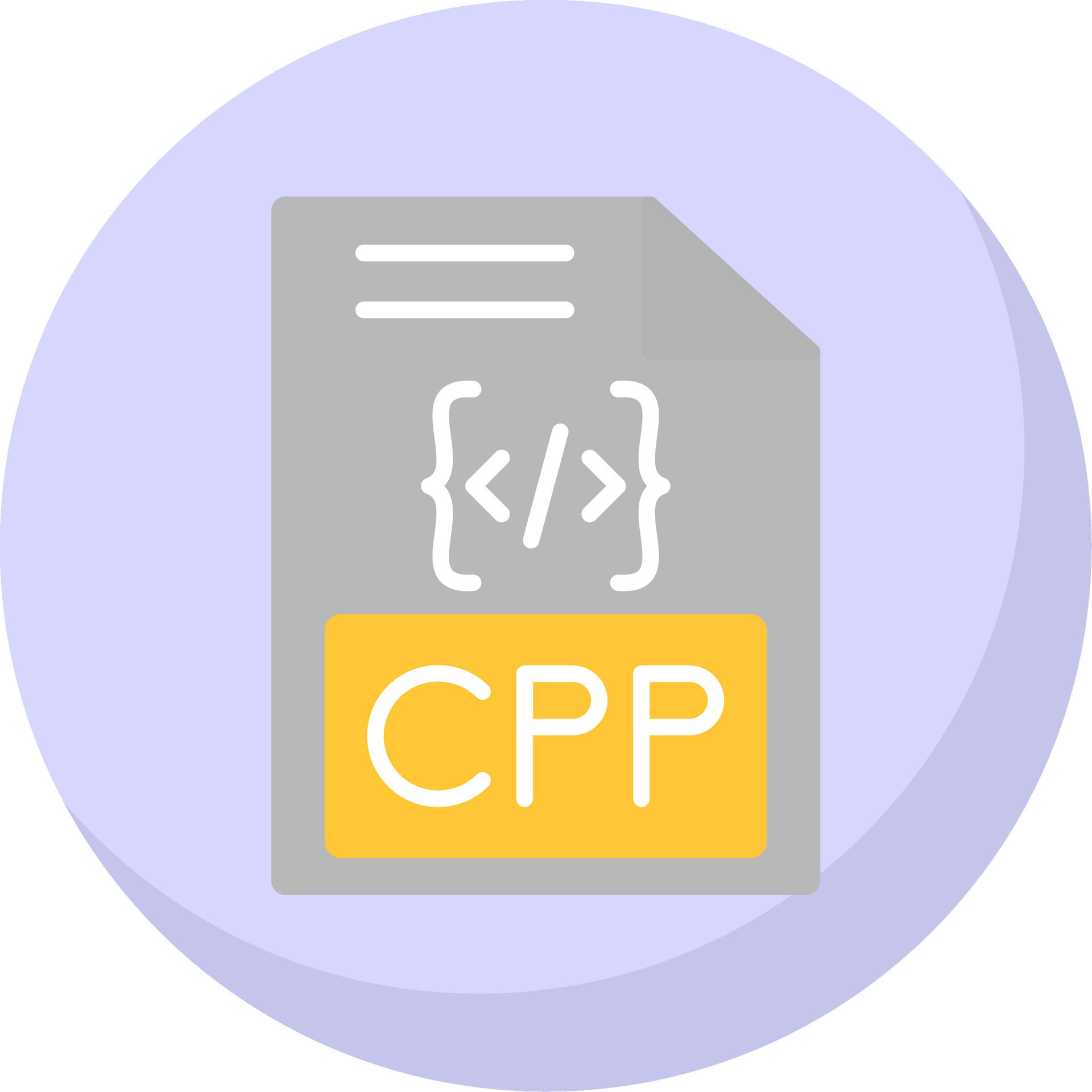 Cpp Flat Bubble Icon 44196917 Vector Art at Vecteezy