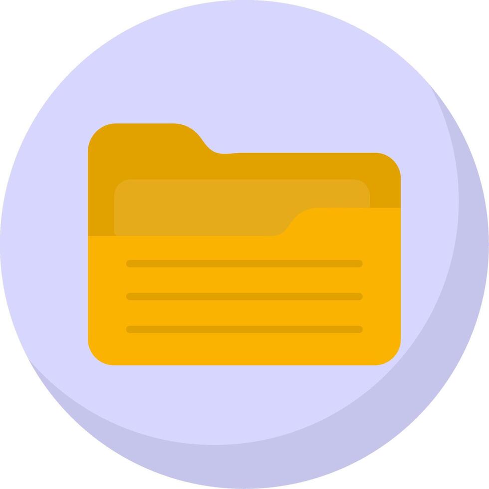 Folder Flat Bubble Icon 44197055 Vector Art at Vecteezy