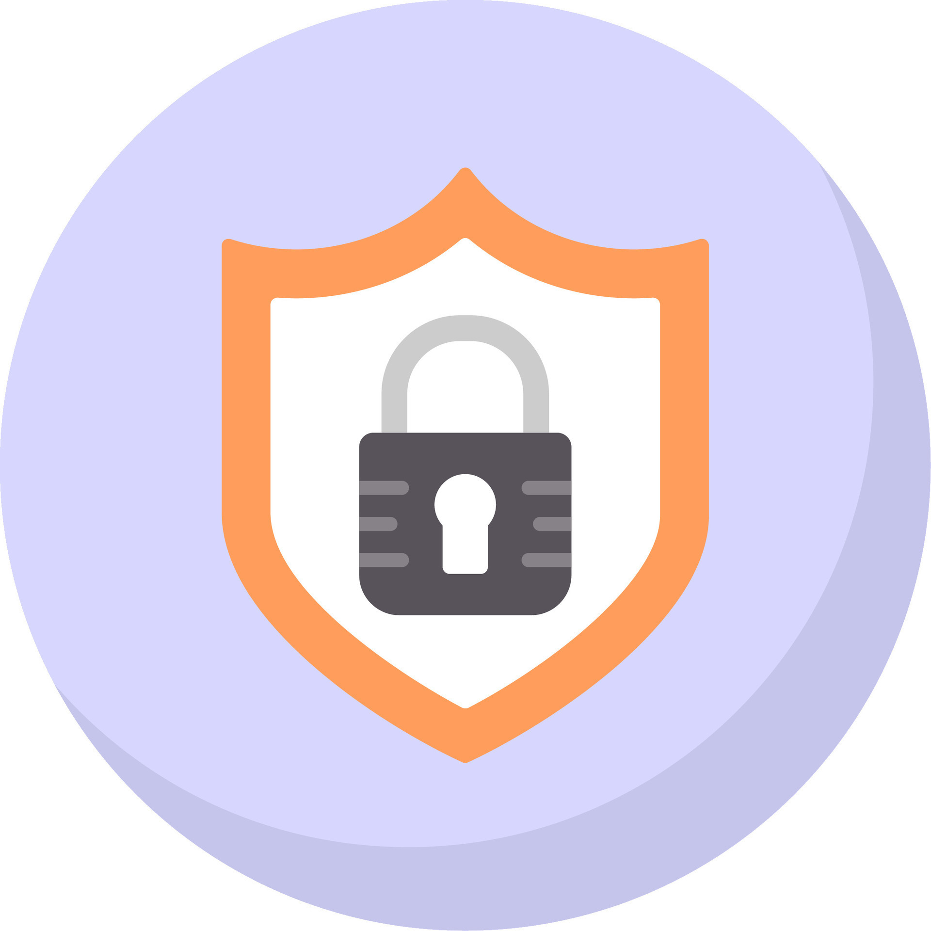 Encrypted Encrypted Flat Bubble Icon 44198528 Vector Art at Vecteezy