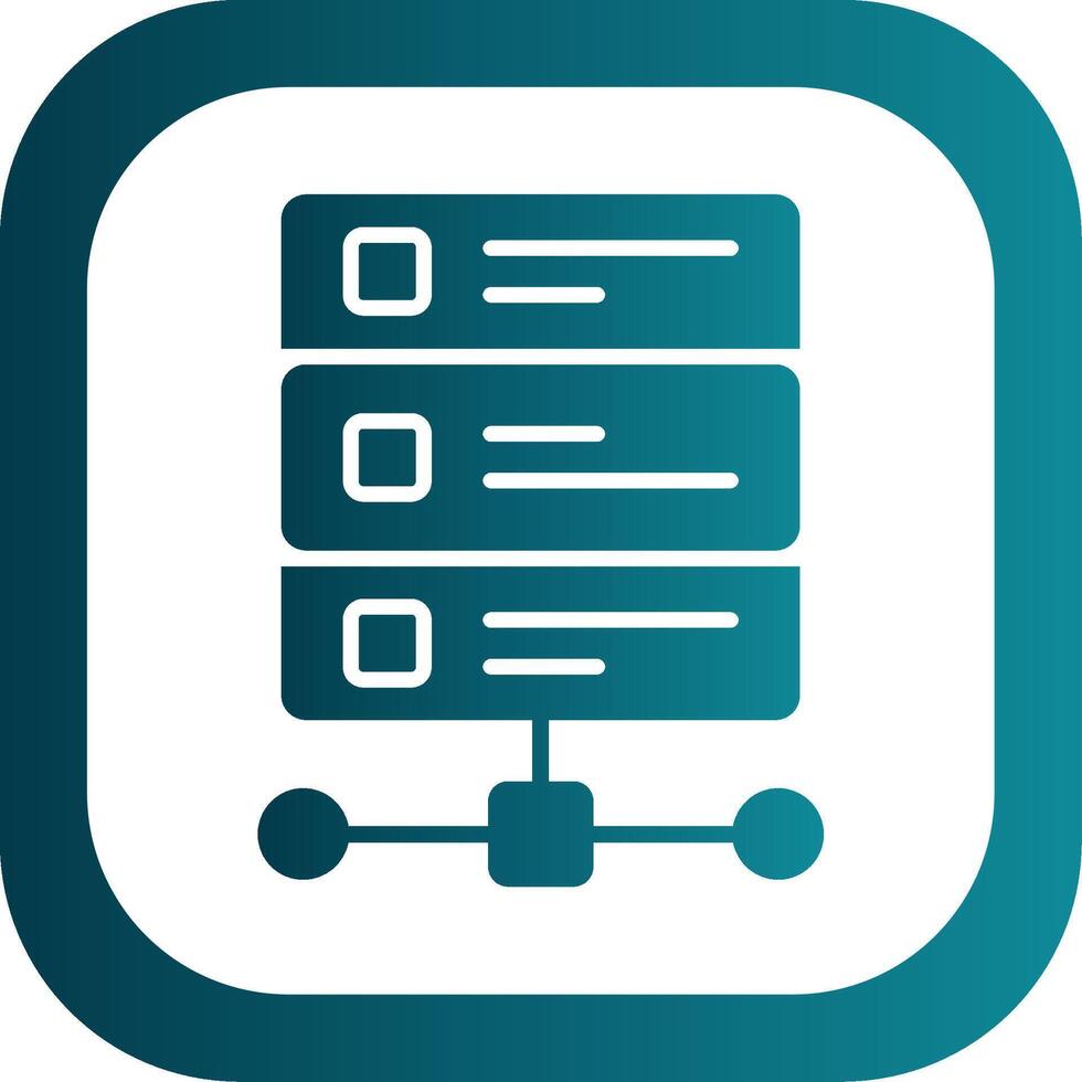 Database Glyph Gradient Corner Icon 44199403 Vector Art at Vecteezy