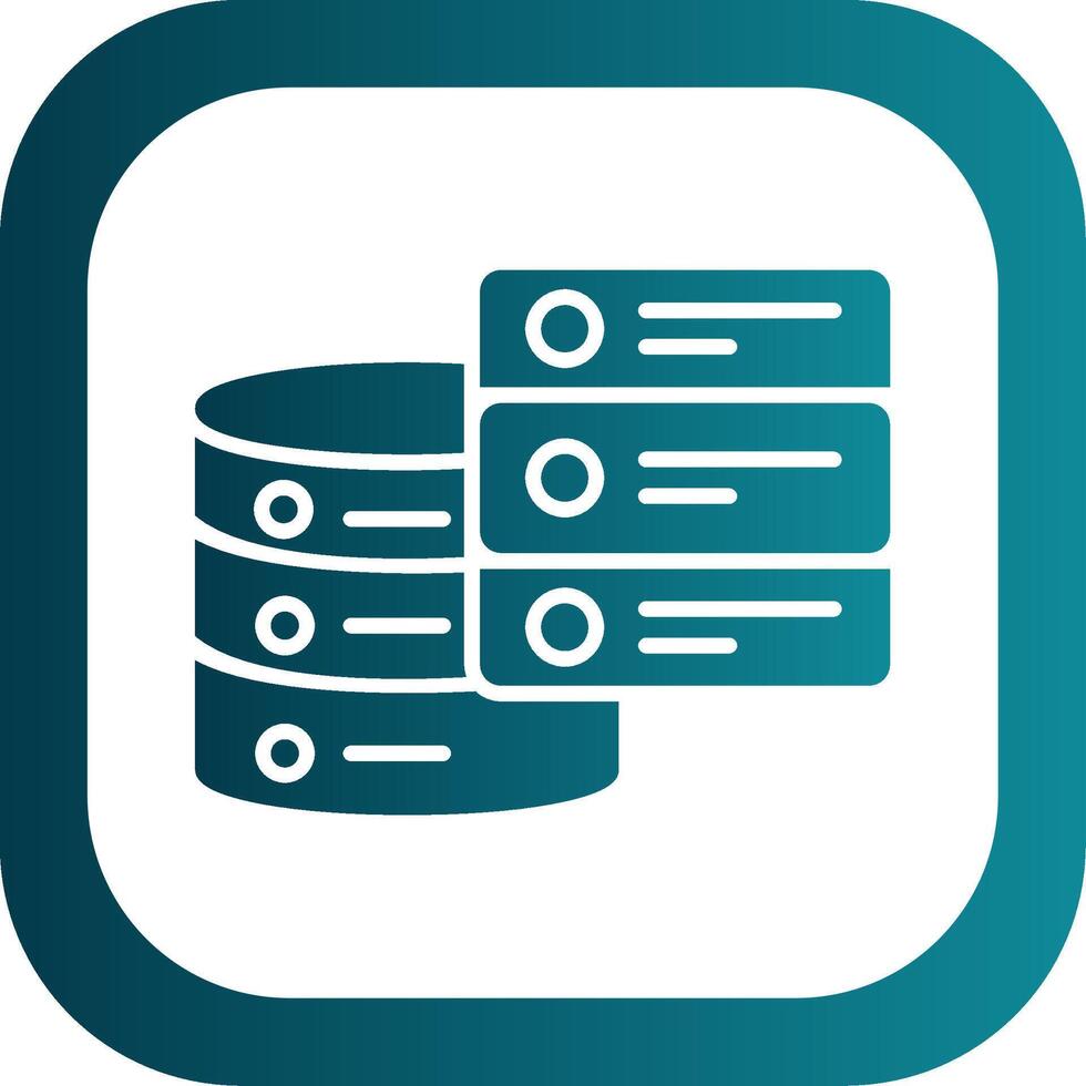 Databases Glyph Gradient Corner Icon 44199431 Vector Art at Vecteezy