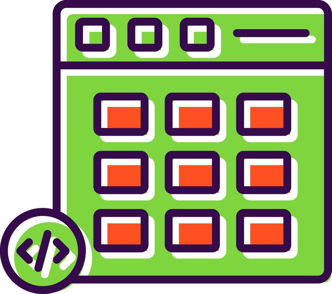 Module filled Design Icon 44201756 Vector Art at Vecteezy