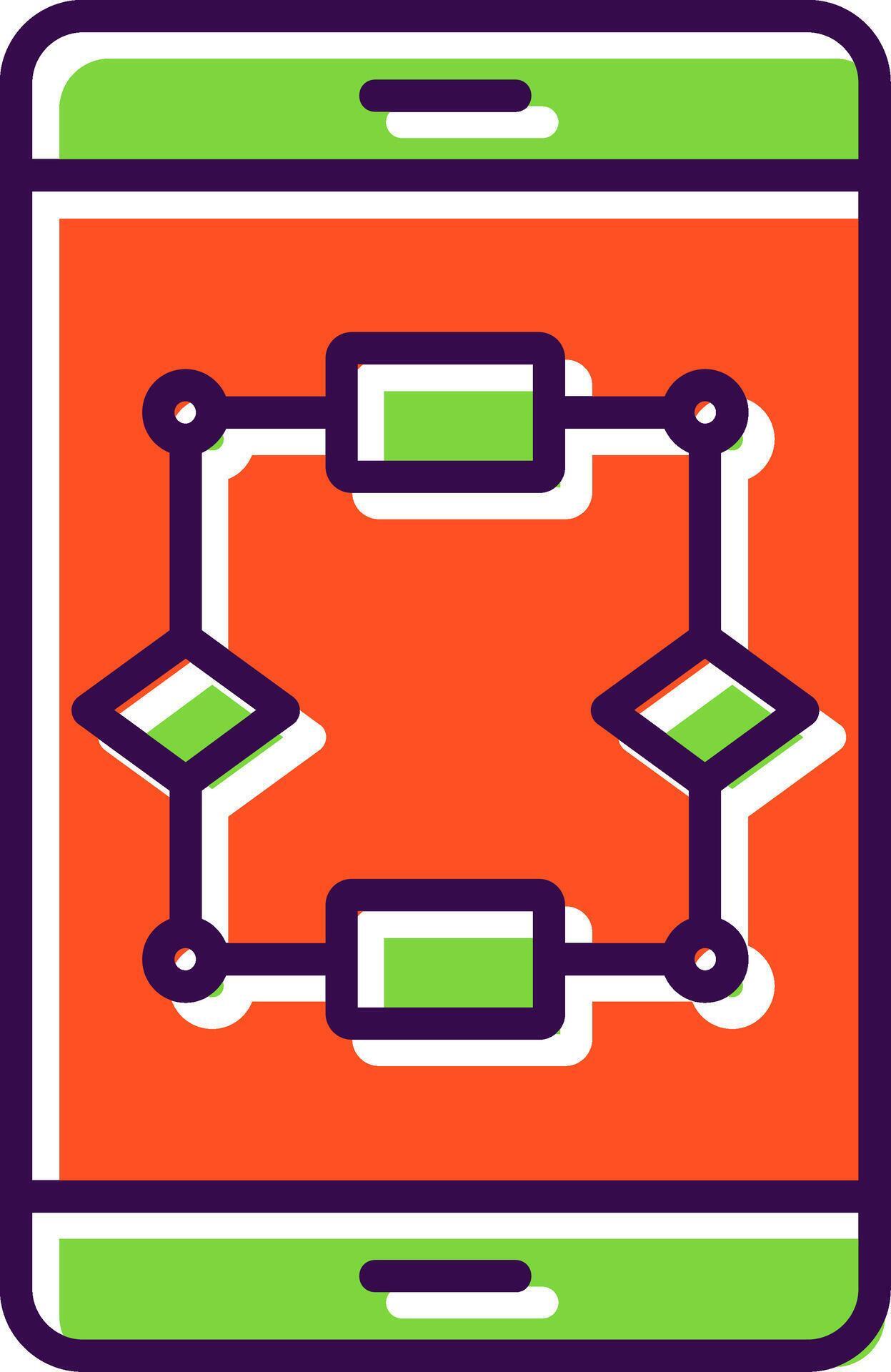 Algorithm filled Design Icon 44202043 Vector Art at Vecteezy