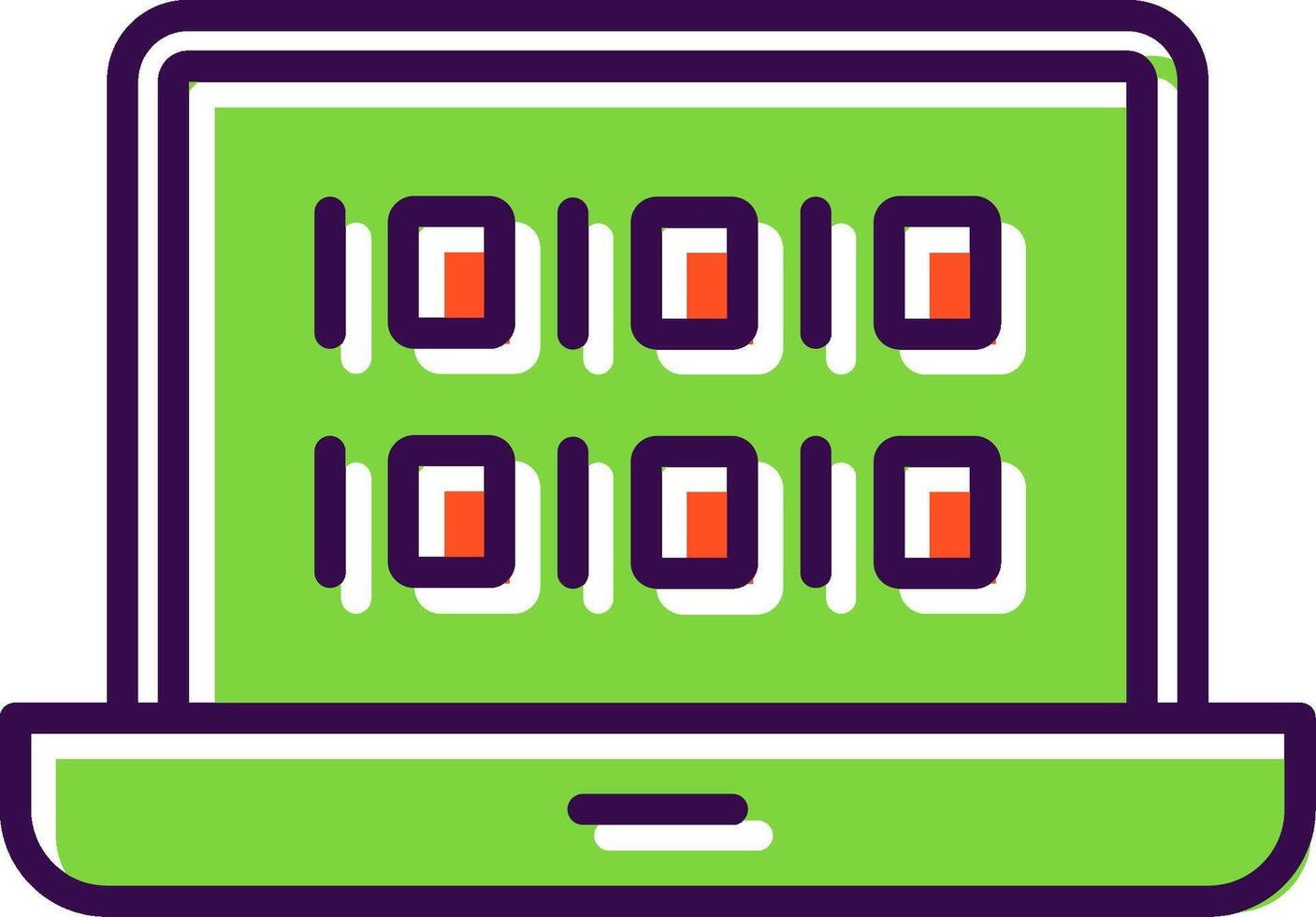 Binary Code filled Design Icon 44202080 Vector Art at Vecteezy