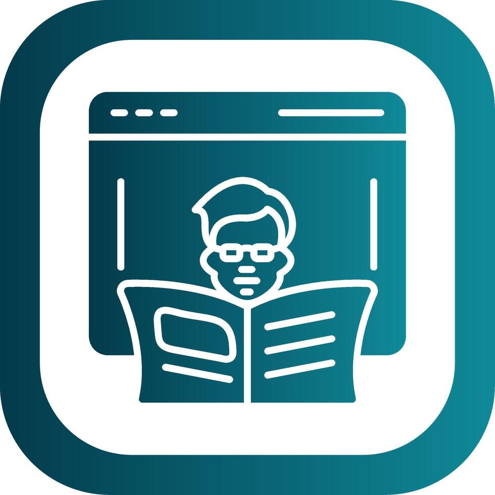 Learn Glyph Gradient Corner Icon 44202737 Vector Art at Vecteezy