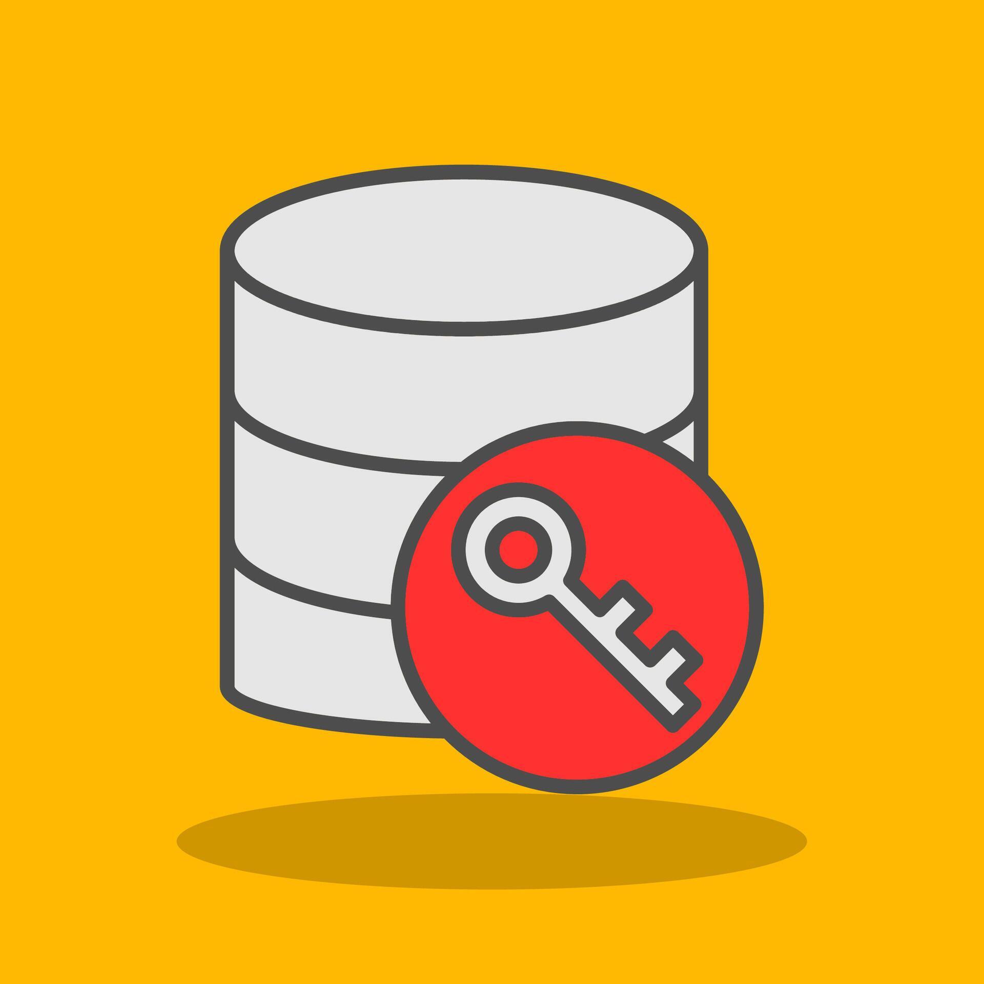 Database Encryption Filled Shadow Icon 44204179 Vector Art at Vecteezy