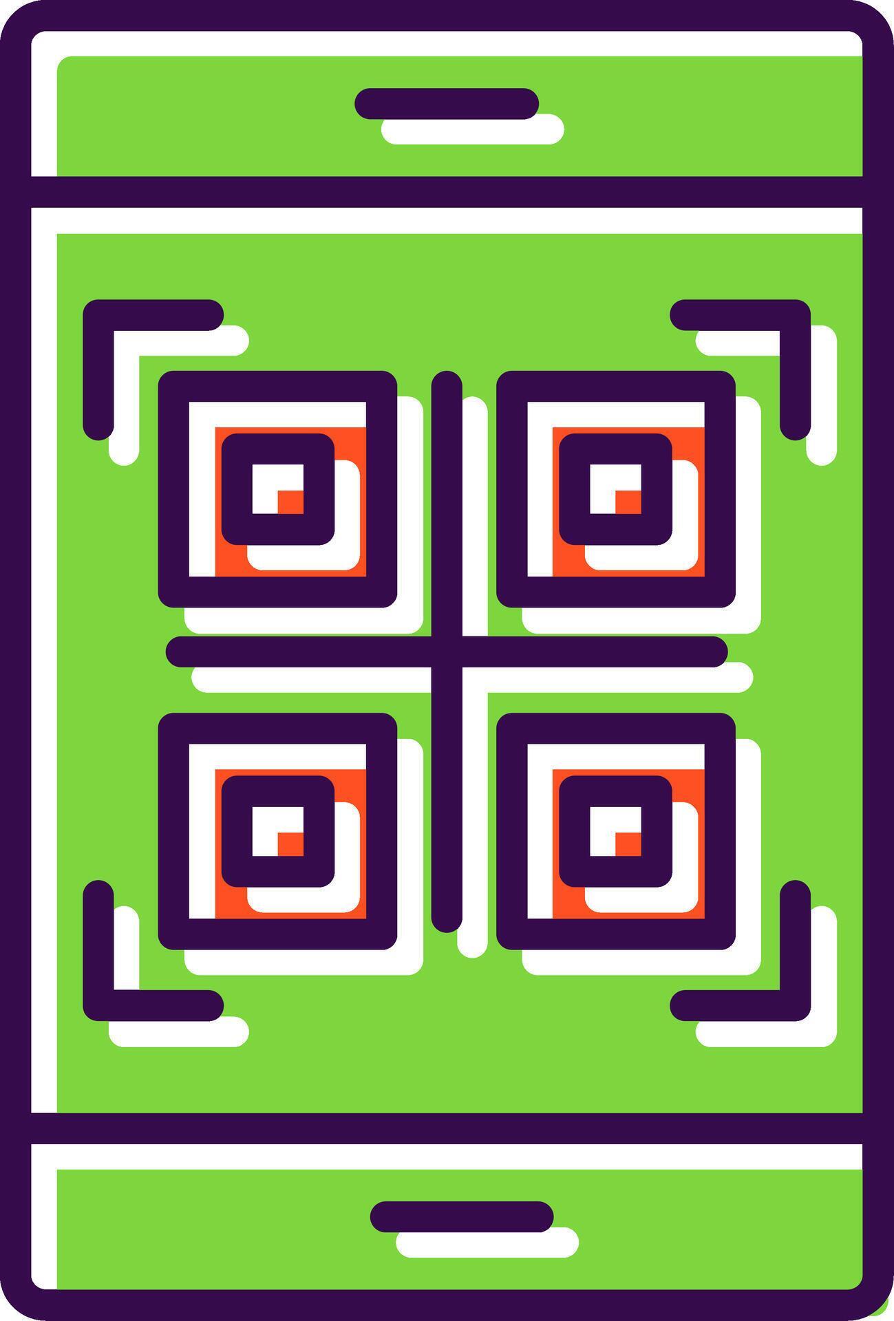 Qr Code filled Design Icon 44206268 Vector Art at Vecteezy