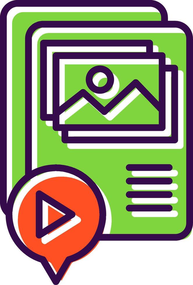 Unstructured Data filled Design Icon 44206496 Vector Art at Vecteezy