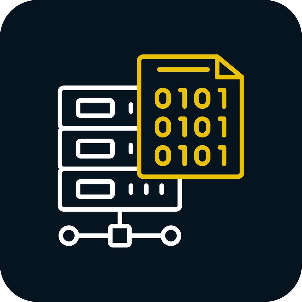 Binary Code Line Red Circle Icon 44213255 Vector Art at Vecteezy