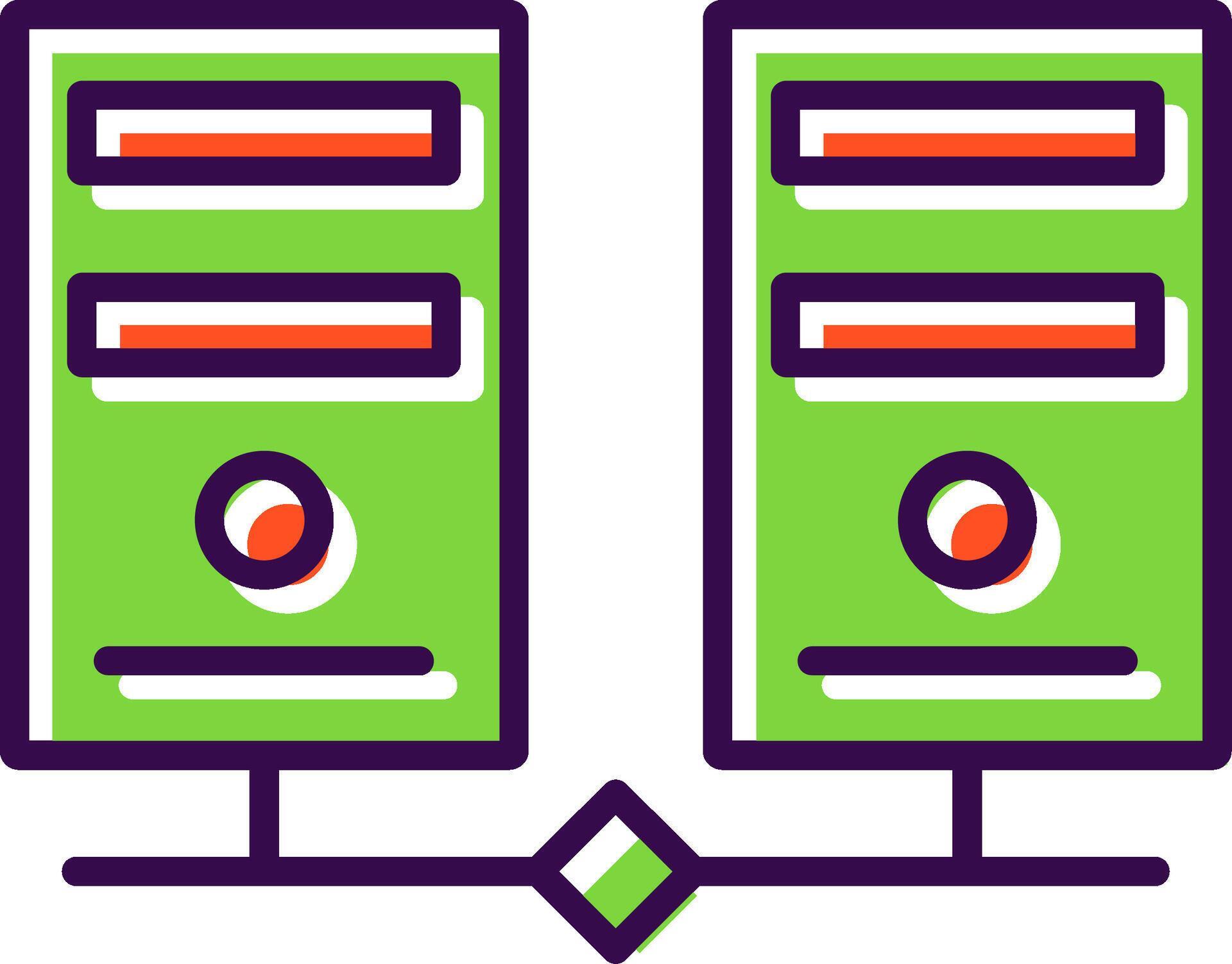 Servers filled Design Icon 44213282 Vector Art at Vecteezy